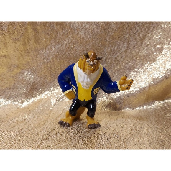 Disney | Toys | Disney Beauty And The Beast Pvc Beast 25 Blue Coat ...